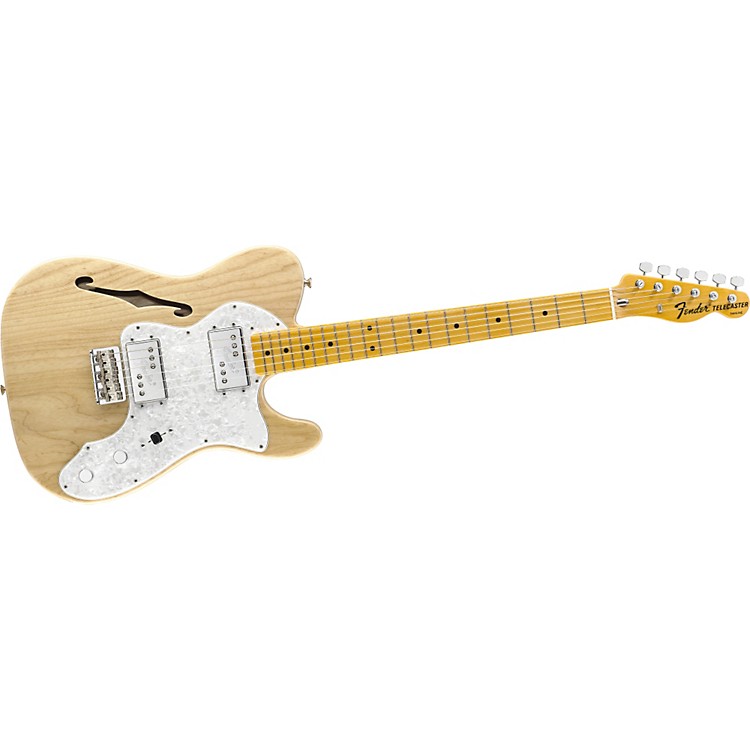 Fender American Vintage '72 Telecaster Thinline Electric Guitar | Music123