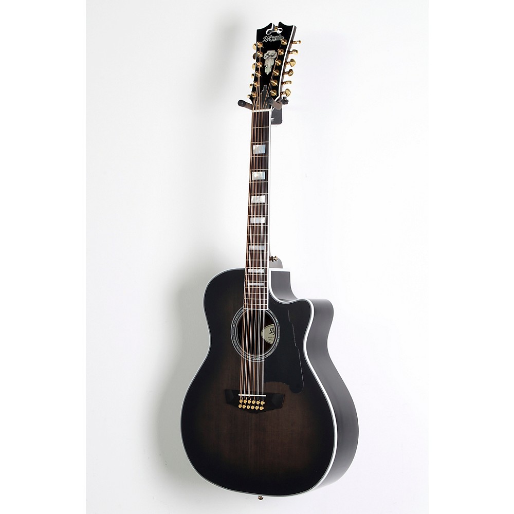 D'Angelico Excel Fulton 12 String Acoustic Electric Guitar Grey Blk ...