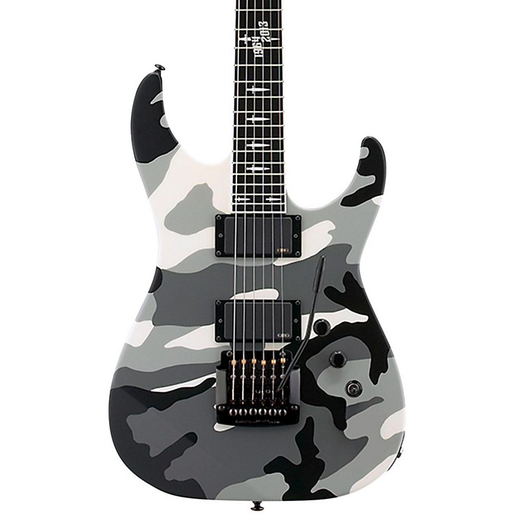 ESP LTD Jeff Hanneman Tribute 2014 Urban Camo Electric Guitar | Music123